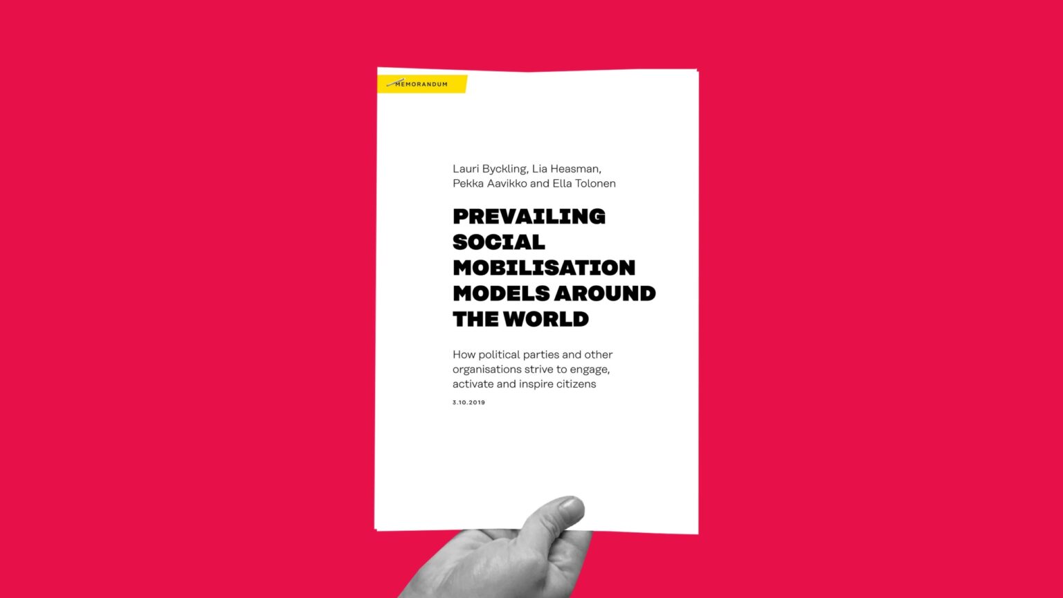 Prevailing social mobilisation models around the world - Sitra